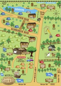 Campsite Map – Cobb & Co Nine Mile Camping Grounds